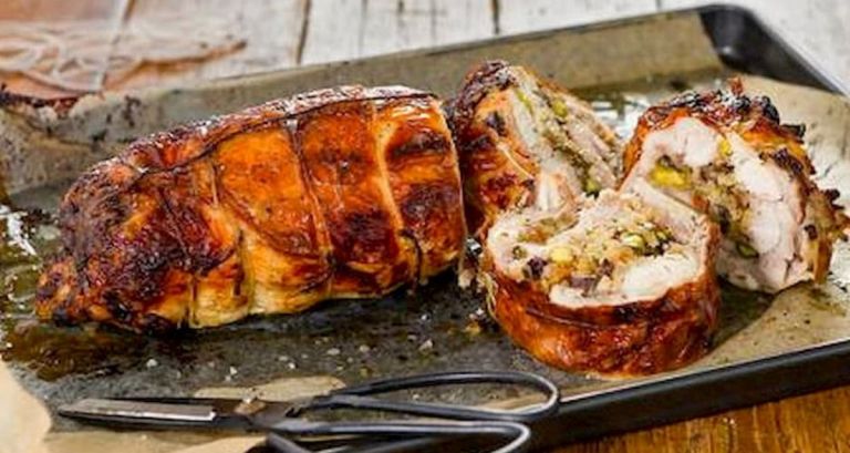 Arrollado de pollo a la parrilla: el secreto para que no se te desarme ...