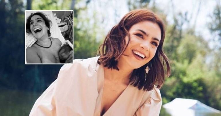 Agustina Cherri mostró cómo llegó a su casa con su cuarto hijo, Bono | Diario El Cordillerano