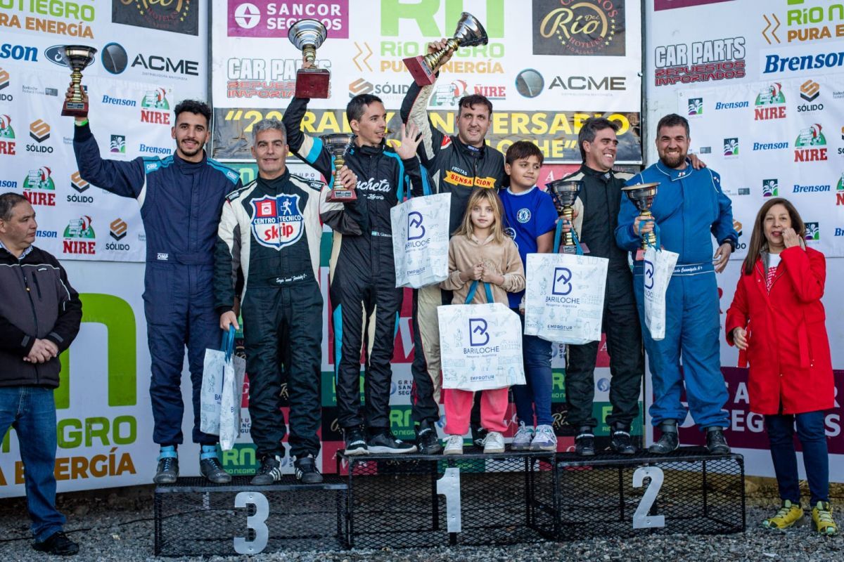 En fotos: la premiación en el PITBA del rally en Bariloche | Diario El ...