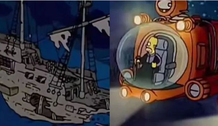 La increíble predicción que hicieron Los Simpson sobre el submarino ...